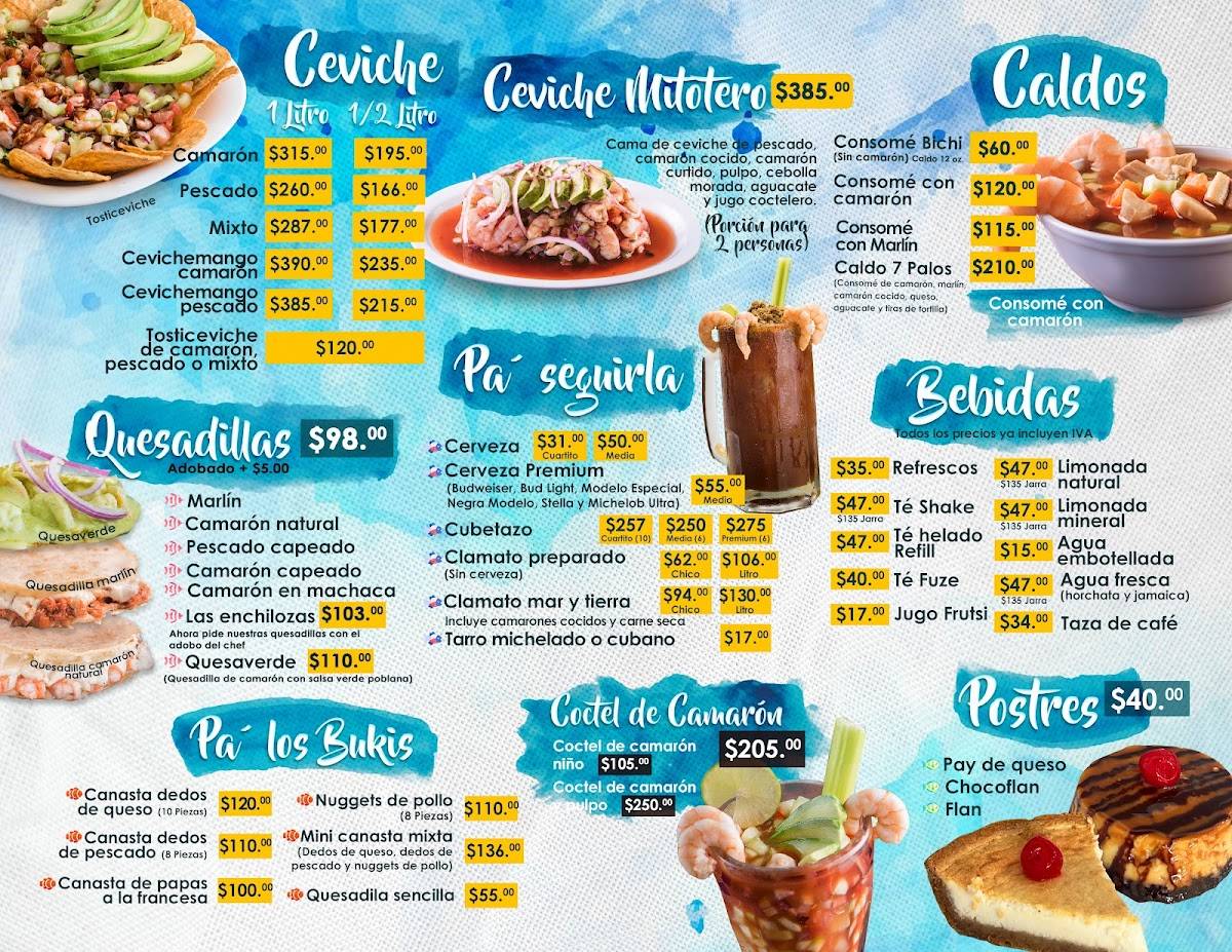 Carta del restaurante Fullenios Taco Fish & Beer Suc. Tres Torres ...