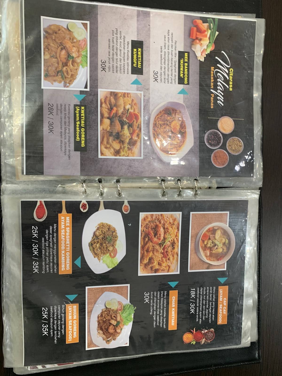 Carta del restaurante GH Corner Surabaya Nasi Briyani Nasi Kebuli Roti ...