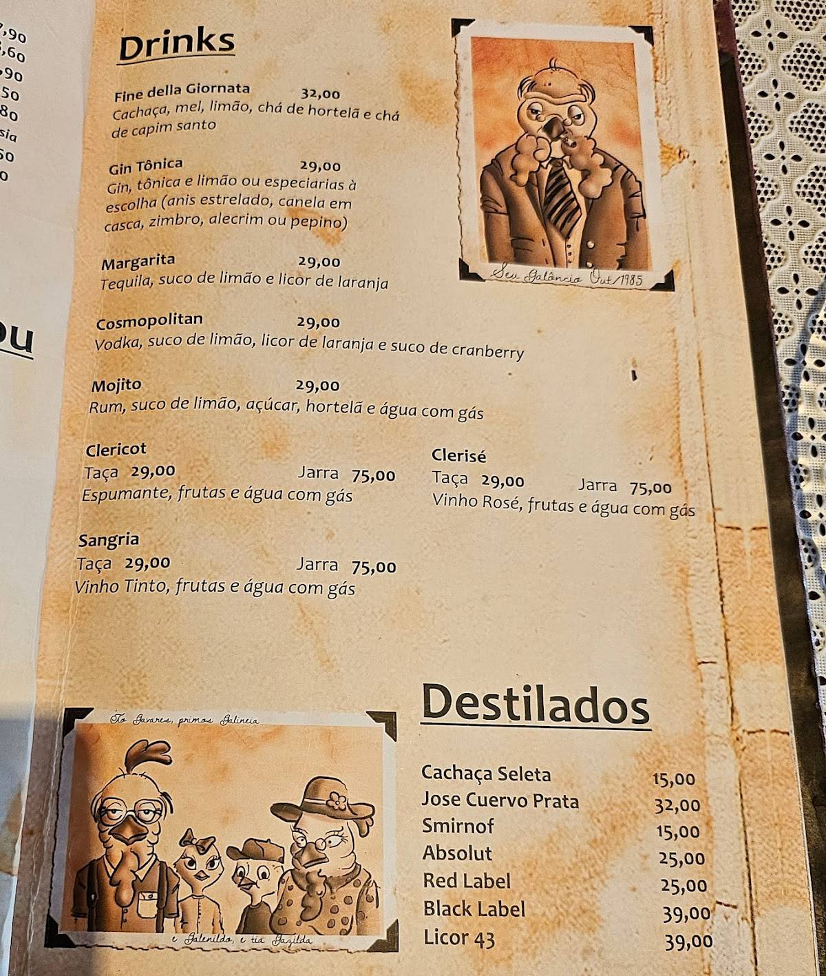 Menu em Galeteria Dona Galô restaurante, São Paulo
