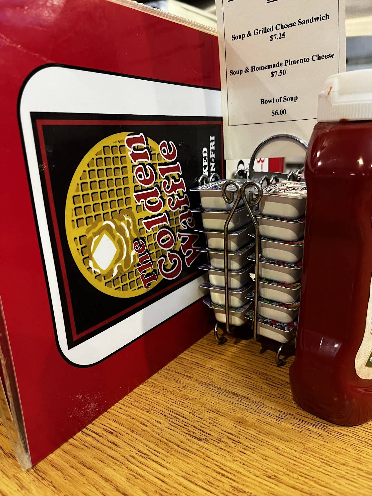 Menu at Golden Waffle restaurant, Asheboro