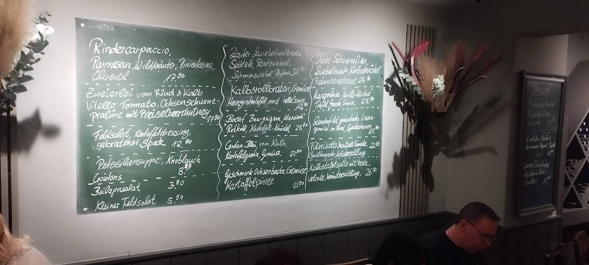 Menu at Götz+Baum - Restaurant im Scheunenhof, Viernheim