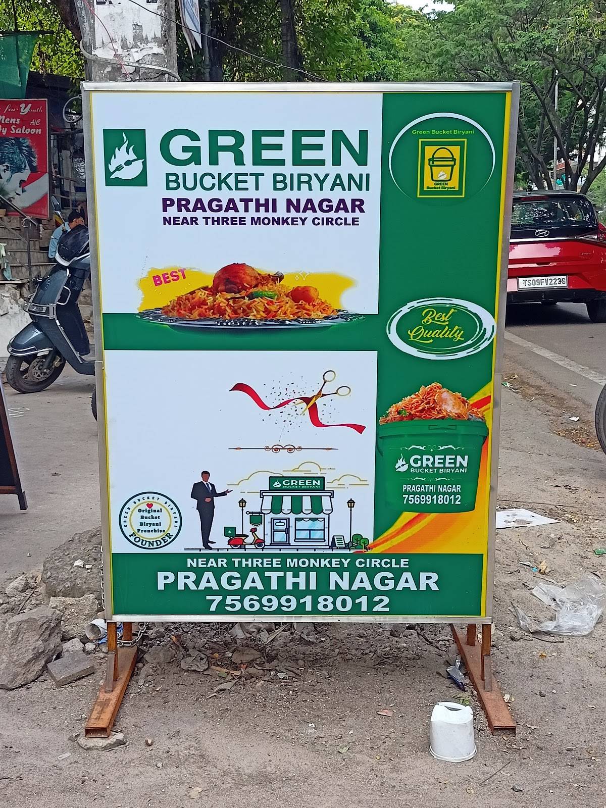 Menu at Green Bucket Biryani, Hyderabad, 3
