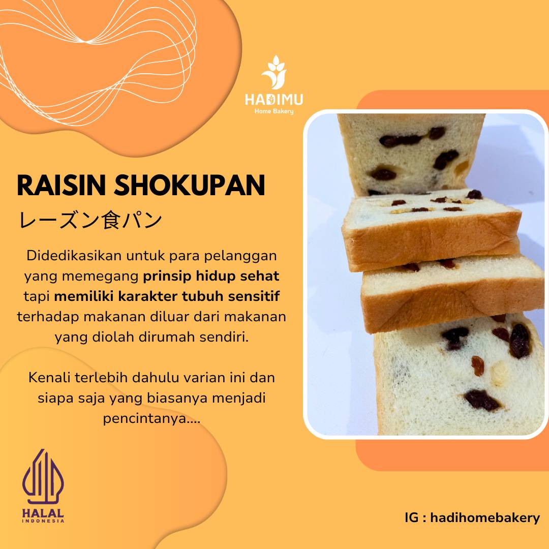 Carta de Hadi Home Bakery, Bandung