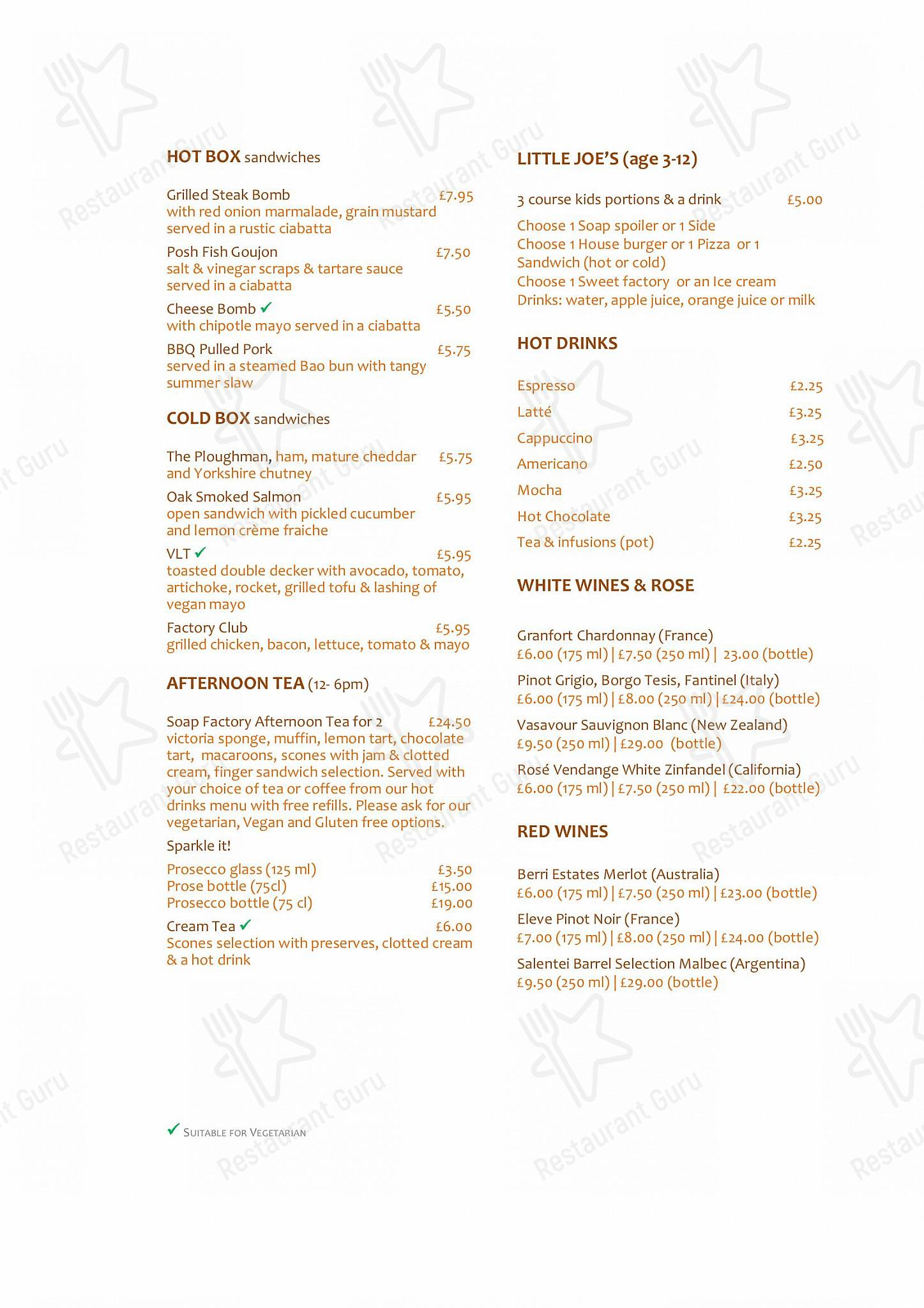Menu at Novotel Leeds Centre restaurant, Leeds