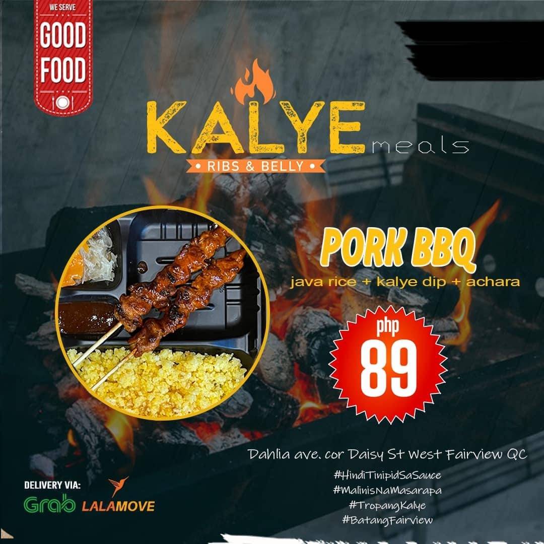 Menu at Kalye Ribs & Belly restaurant, Quezon City
