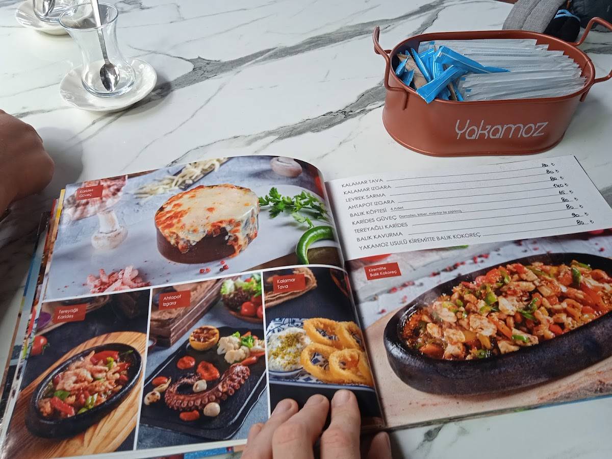 Menu at Kuleli Yakamoz Restaurant, Istanbul, Kuleli Cd. No:69
