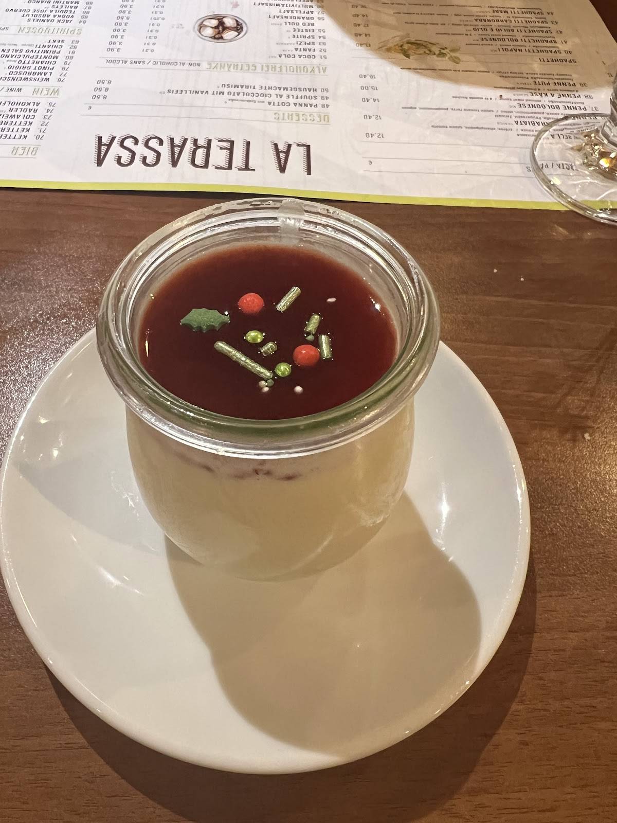Speisekarte von Restaurant La Terrassa, Rust