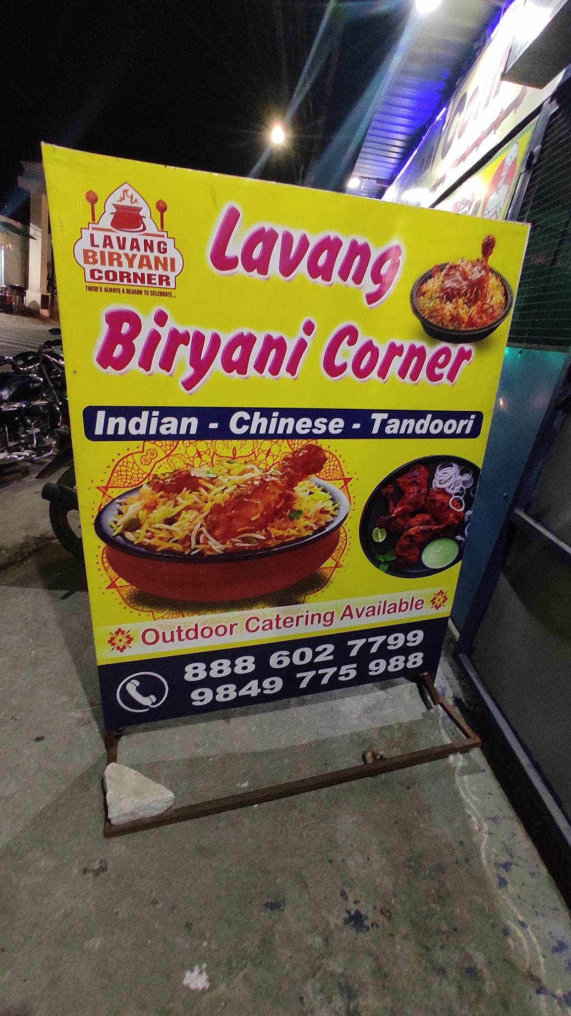 Menu at Lavang Biryani Corner, Hyderabad