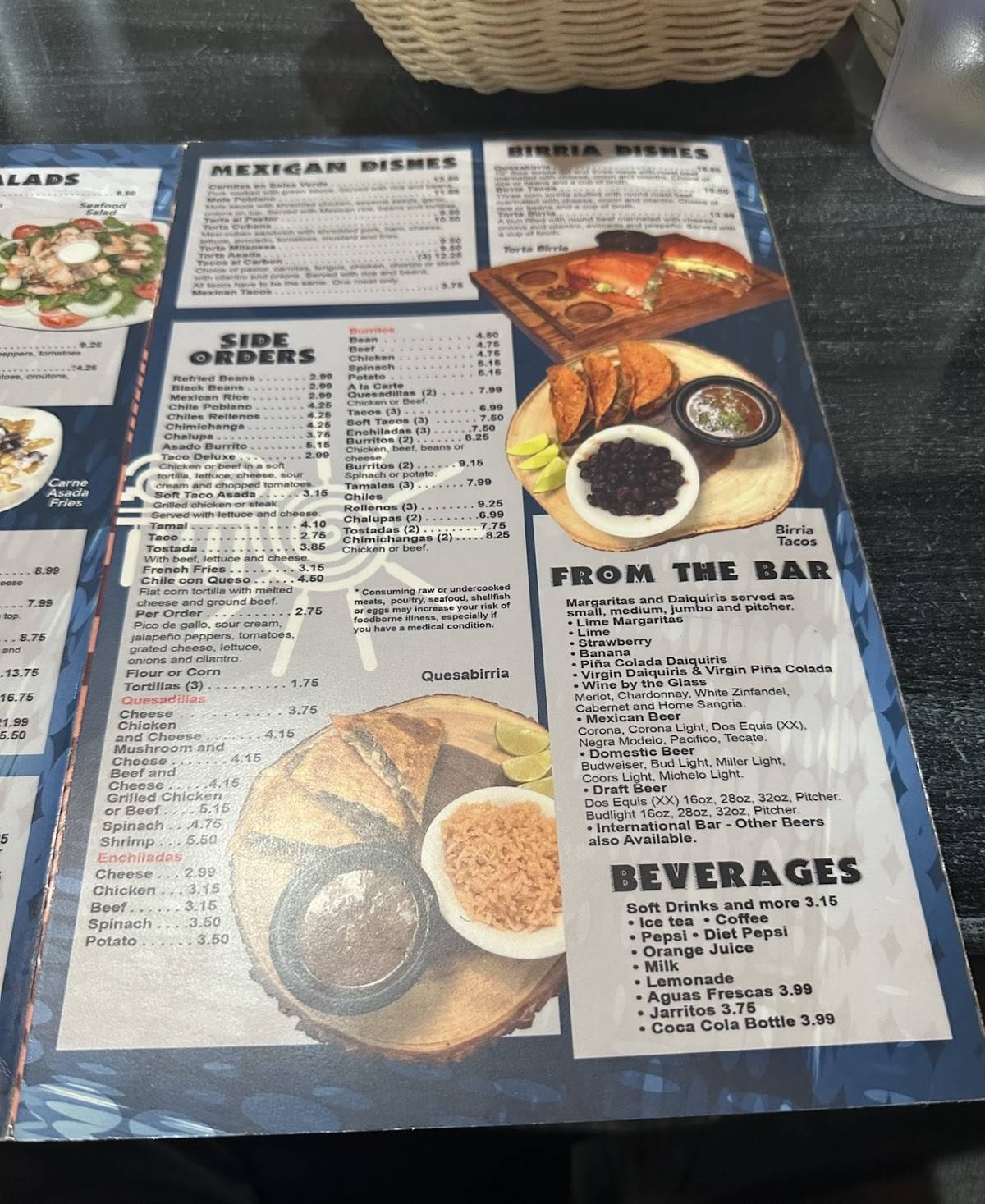 Menu at Los Mayas Mexican Grill Taylors restaurant, Greer