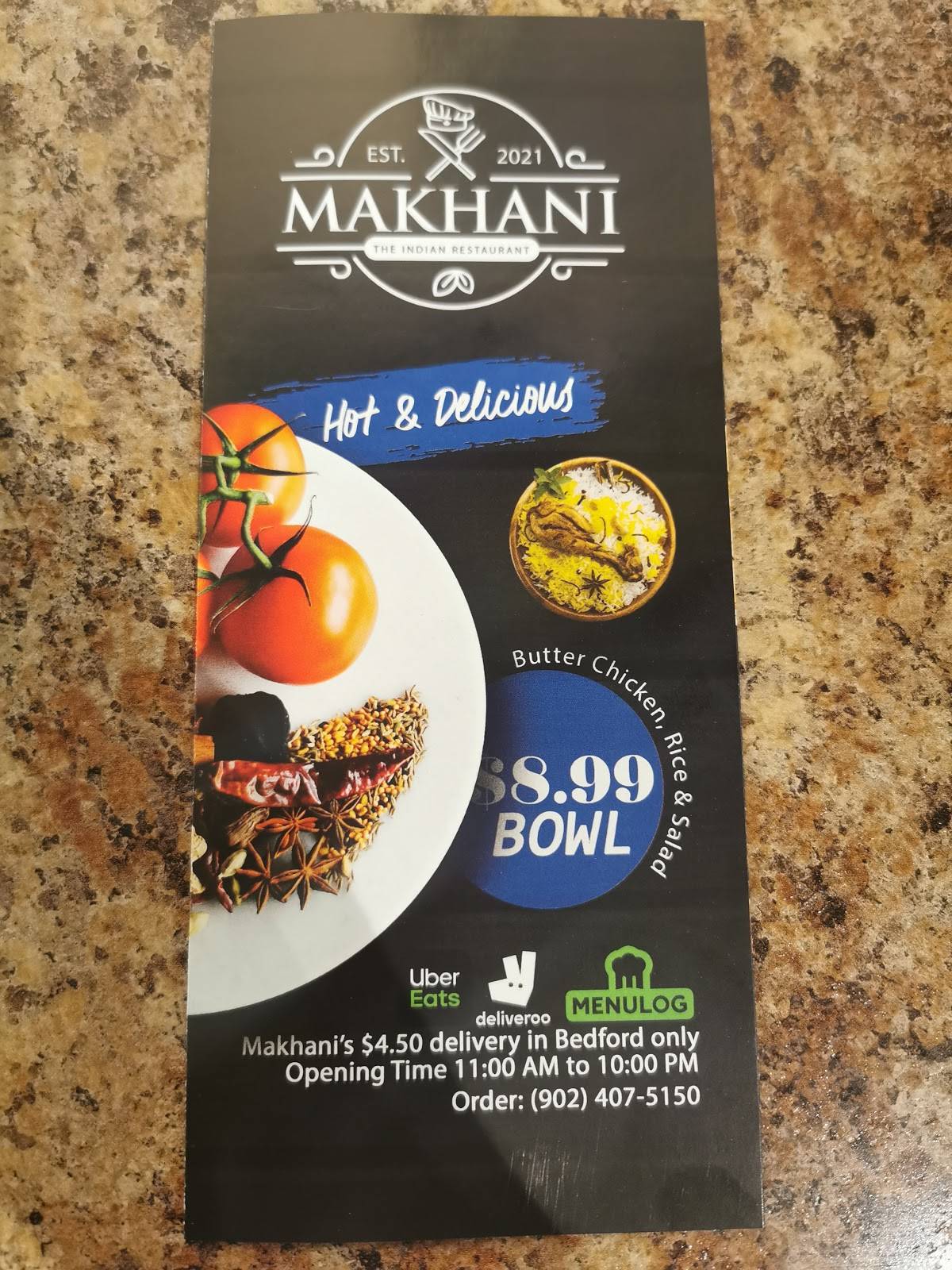Menu at Makhani Indian restaurant (Authentic Indian food), Bedford