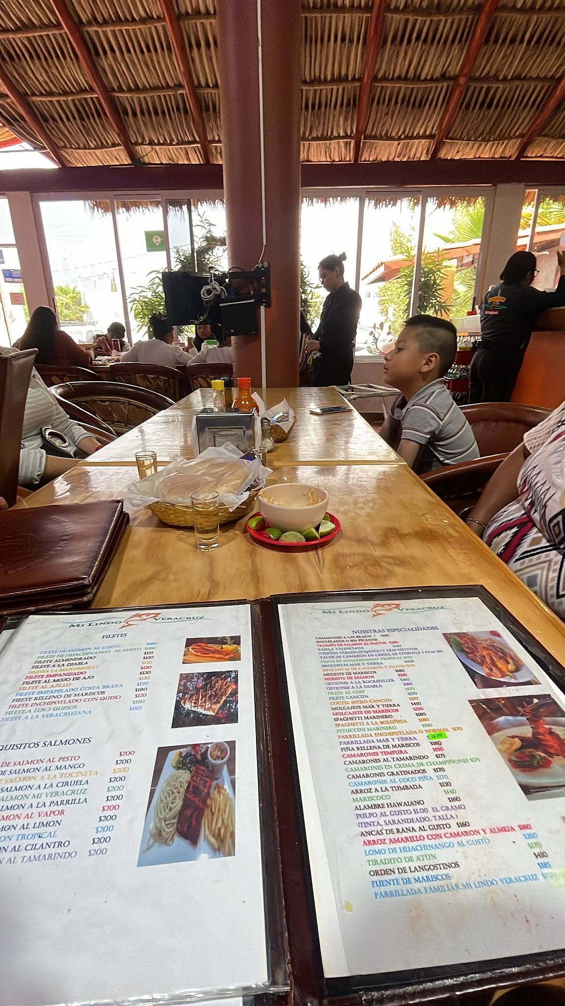 Carta del restaurante Mariscos Mi Lindo Veracruz, Chalco del Díaz ...