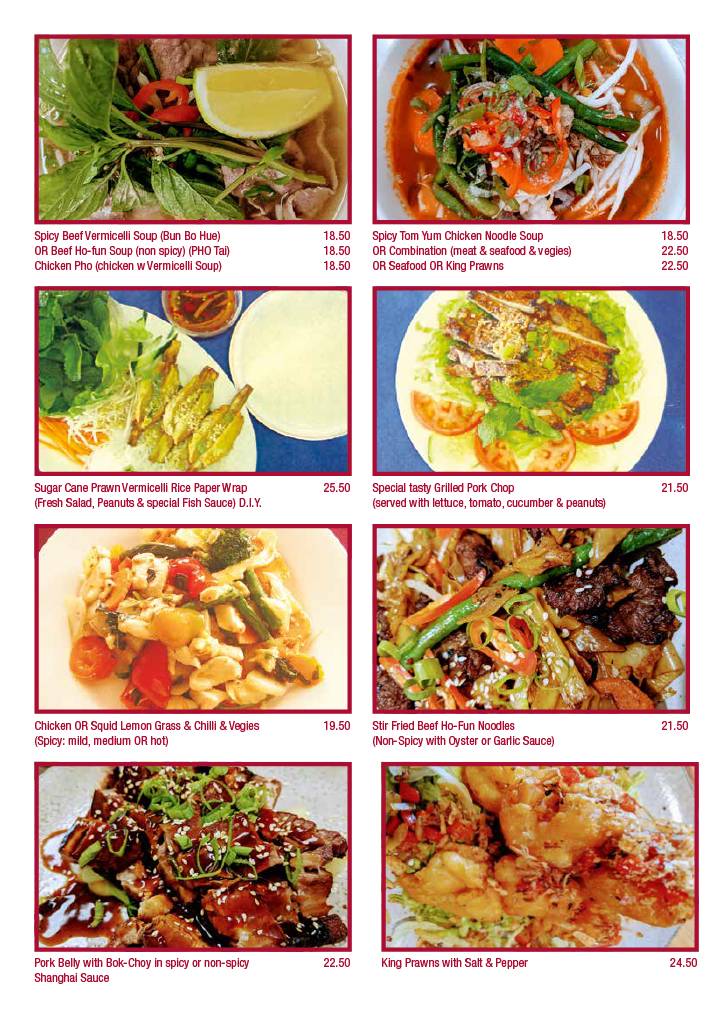 Menu at Melin Vietnamese & Chinese Restaurant, Capalaba
