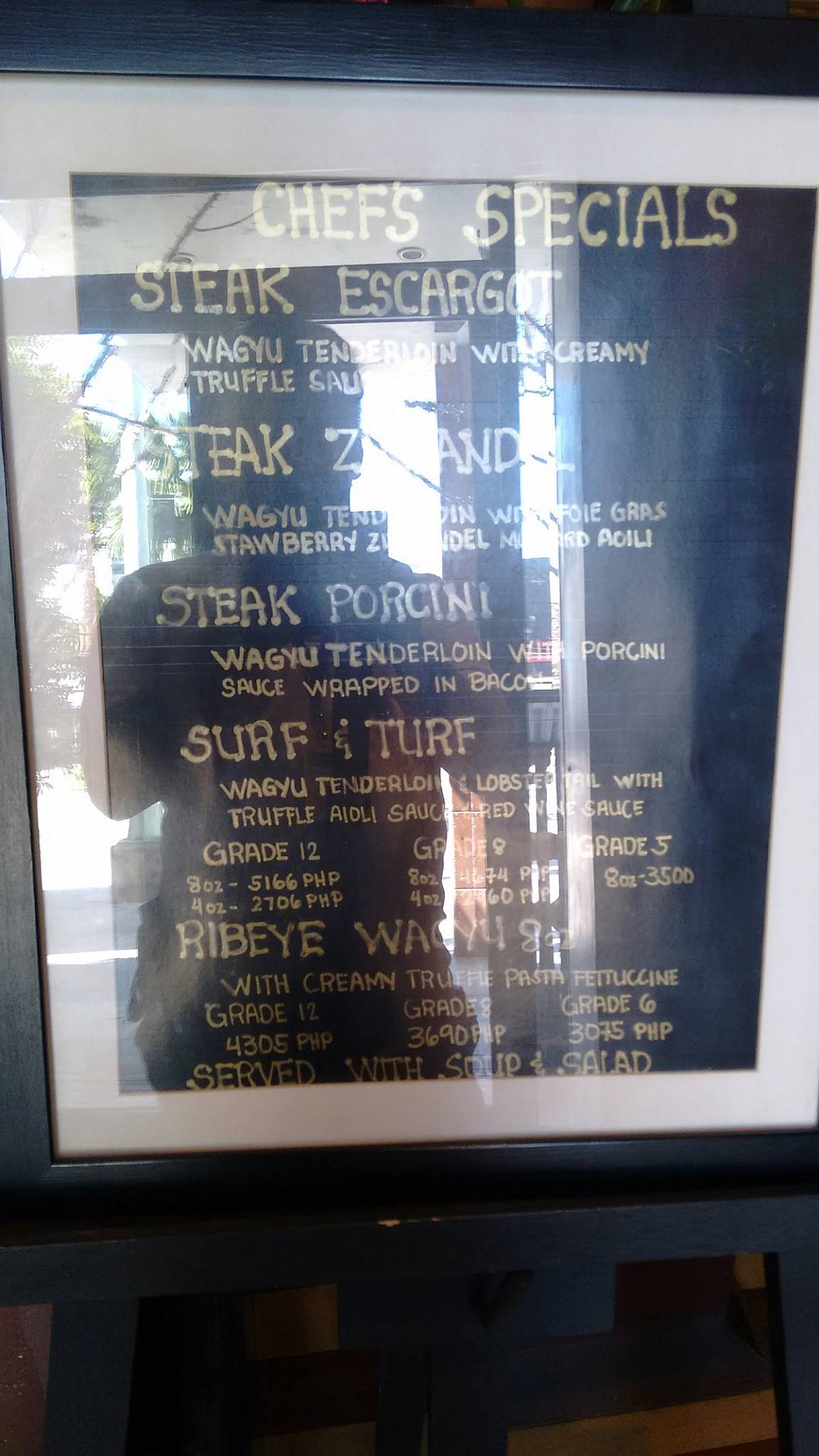 Menu at Melo's Steakhouse Westgate Alabang, Muntinlupa, Lot 41