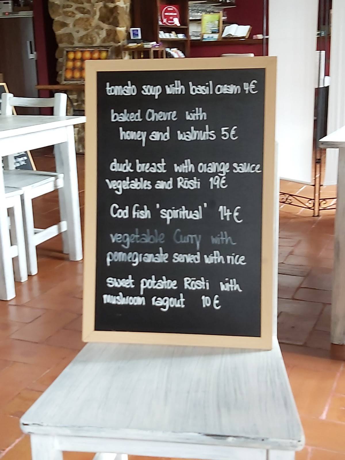 Menu em Restaurant O Alambique, Silves, Poço Barreto