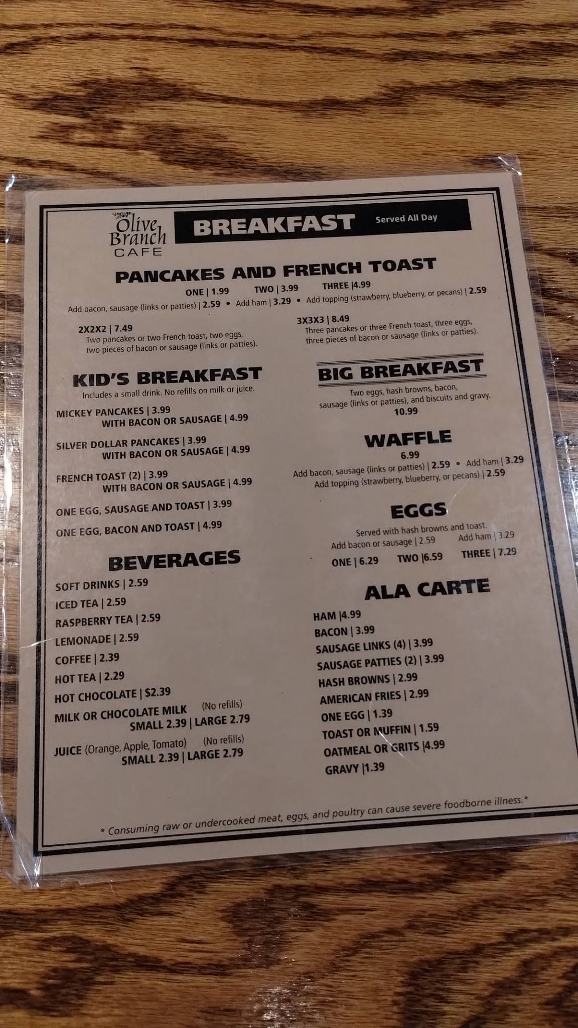 Menu at Harvest Home Restaurant, Jerseyville, S State St