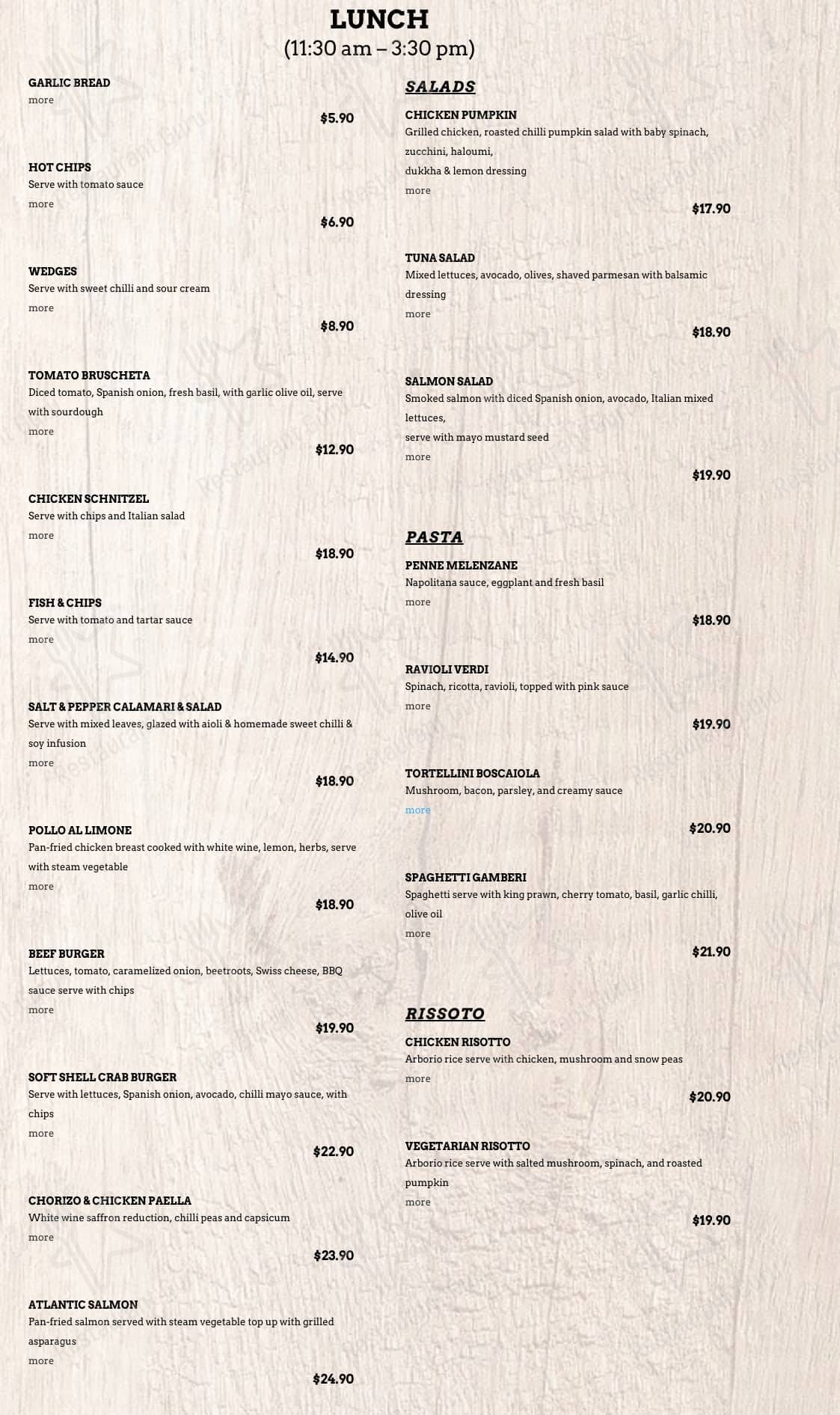 Menu at Olive Kitchen Cafe Breakfast Point, Breakfast Point, shop 5/20 ...