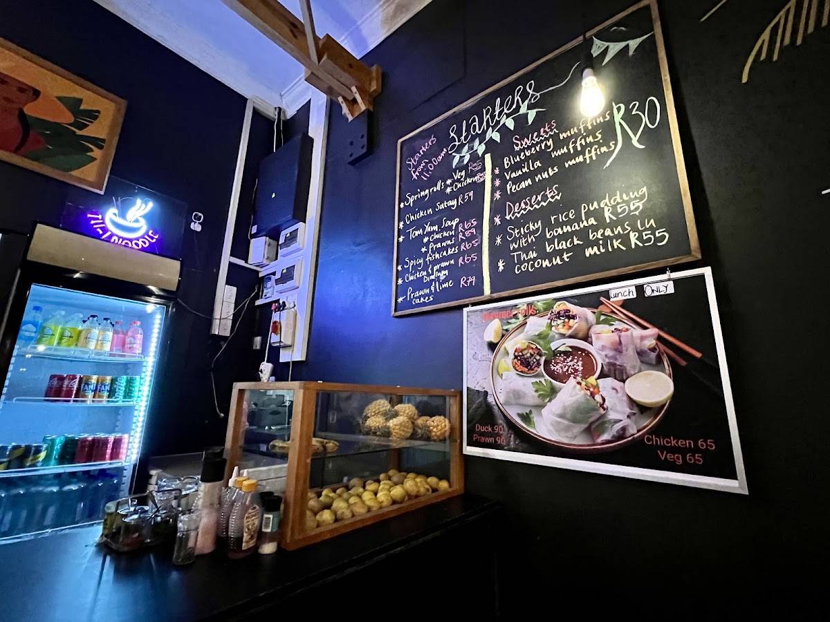 Menu at Pink Duck Thai Kitchen restaurant, Durban