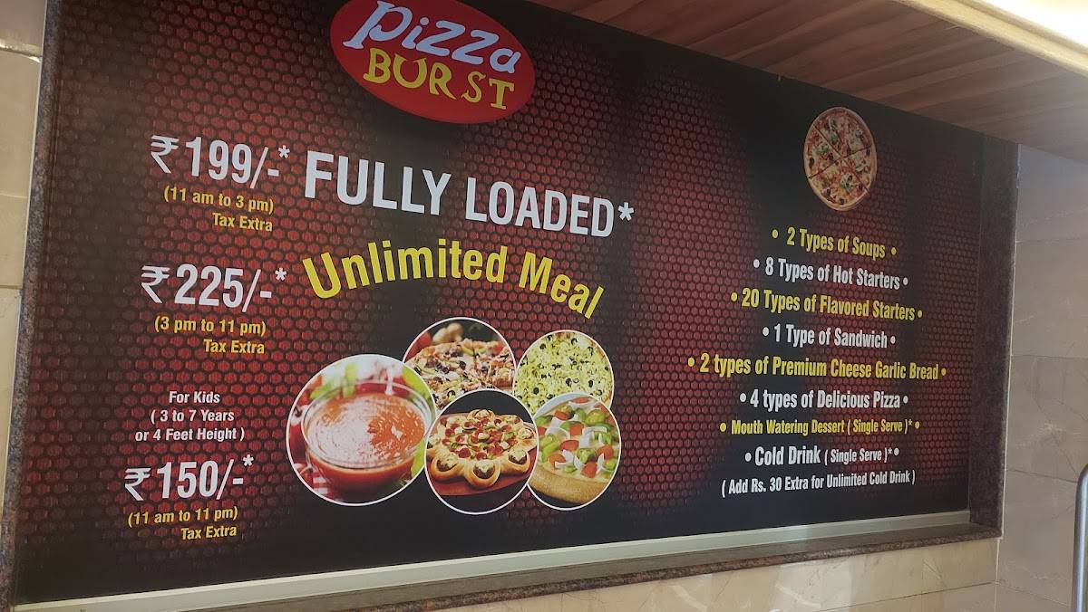Menu at Pizza Burst Nashik, Nashik