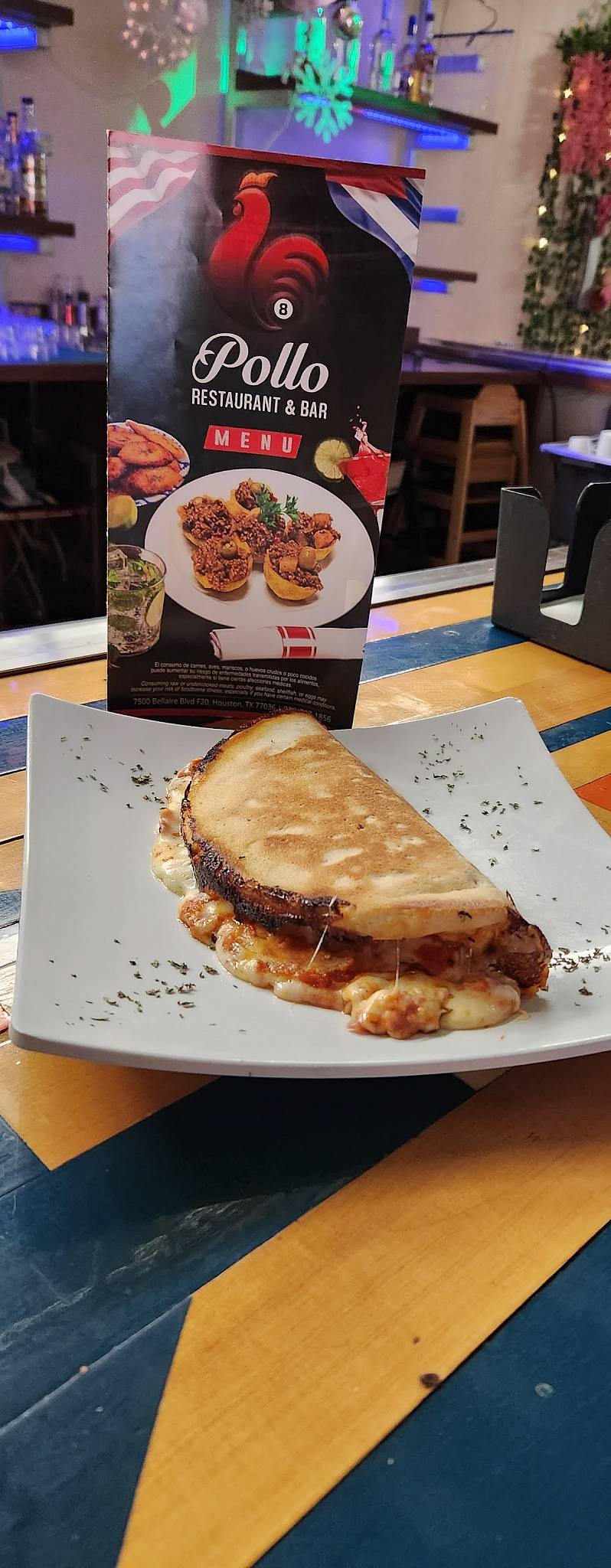 Carta de Pollo Restaurant & Bar, Houston