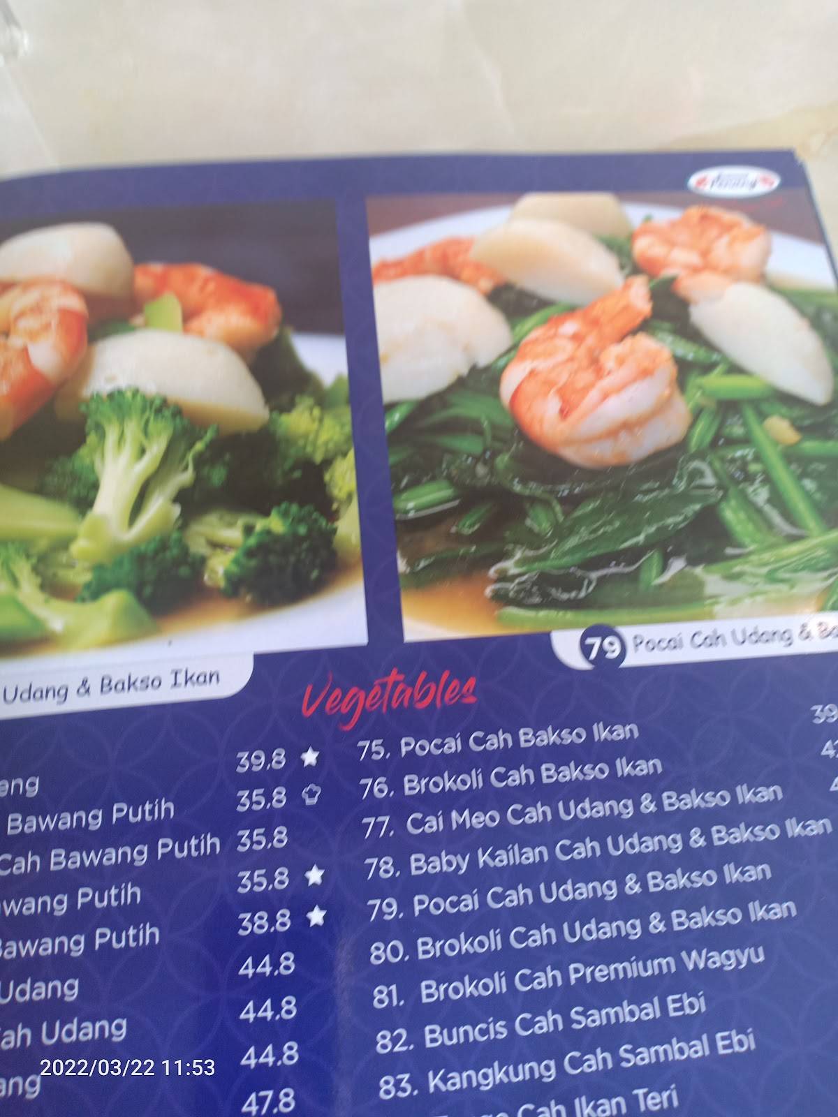Menu at Restaurant Penang Sorrento Junction, Curug Sangereng