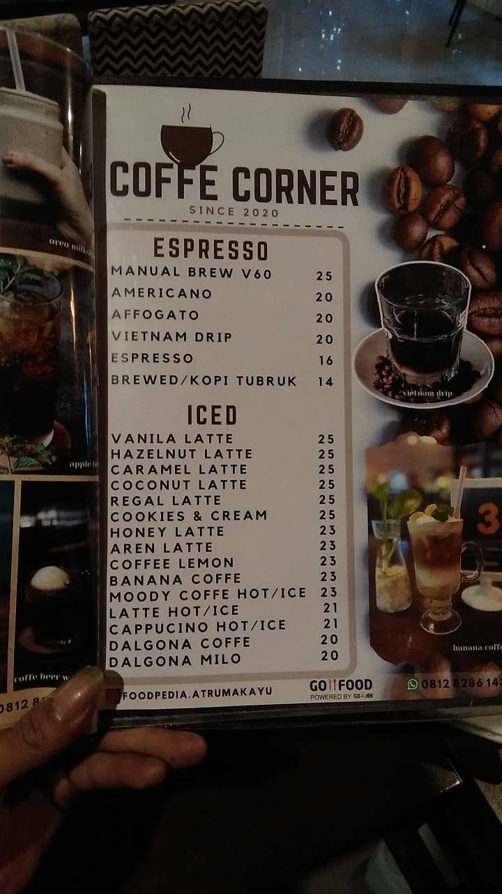 Menu at Rumah Kayu restaurant, Cilegon