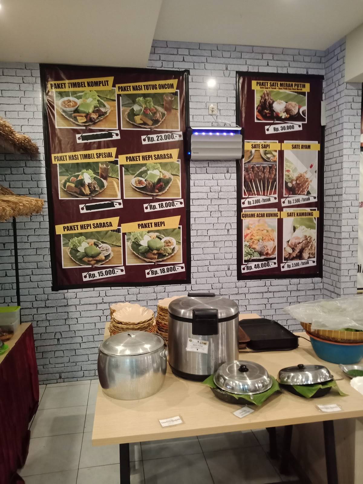 Menu at Rumah makan Saung Sarasa restaurant, Subang