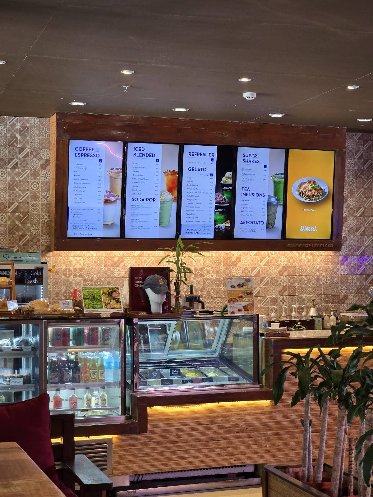 Menu at Sabressa - Cafe Deli Pizza, Subic Bay Freeport Zone