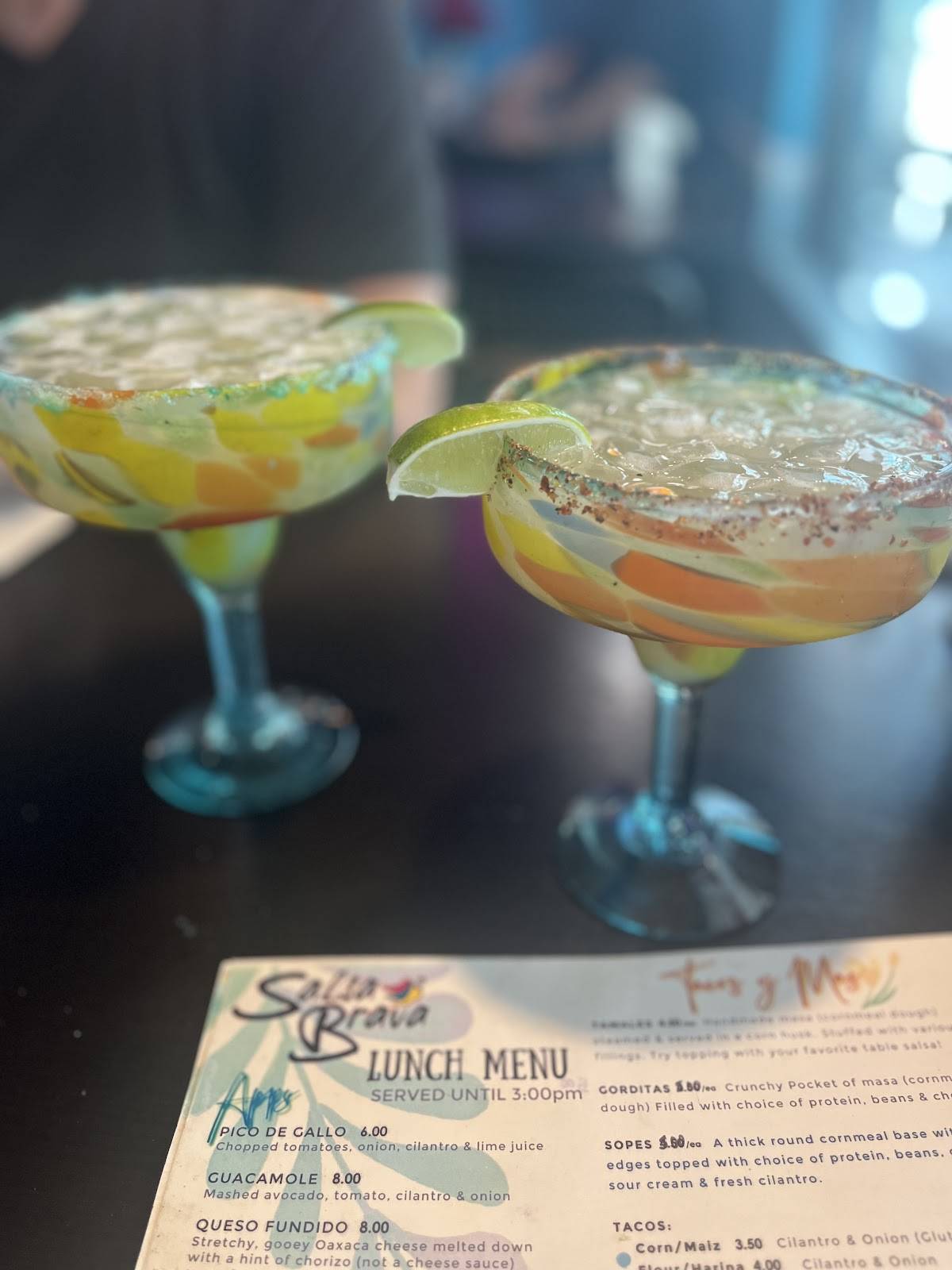 Menu at Salsa Brava Mexican Grill restaurant, North Naples