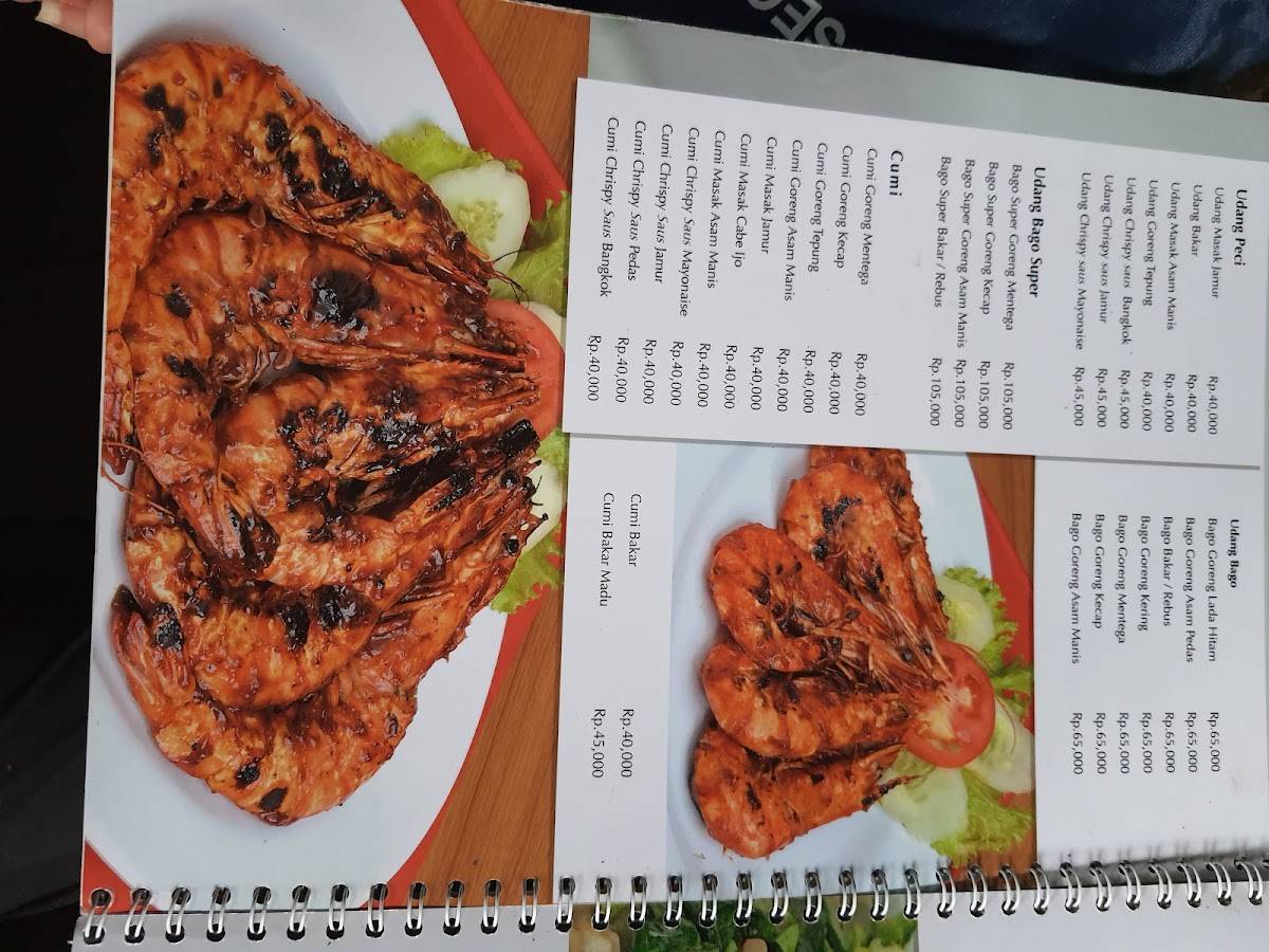 Menu at Sari Kuring Indah restaurant, Cilegon, Jl. Jend A Yani 35 RT 006/03