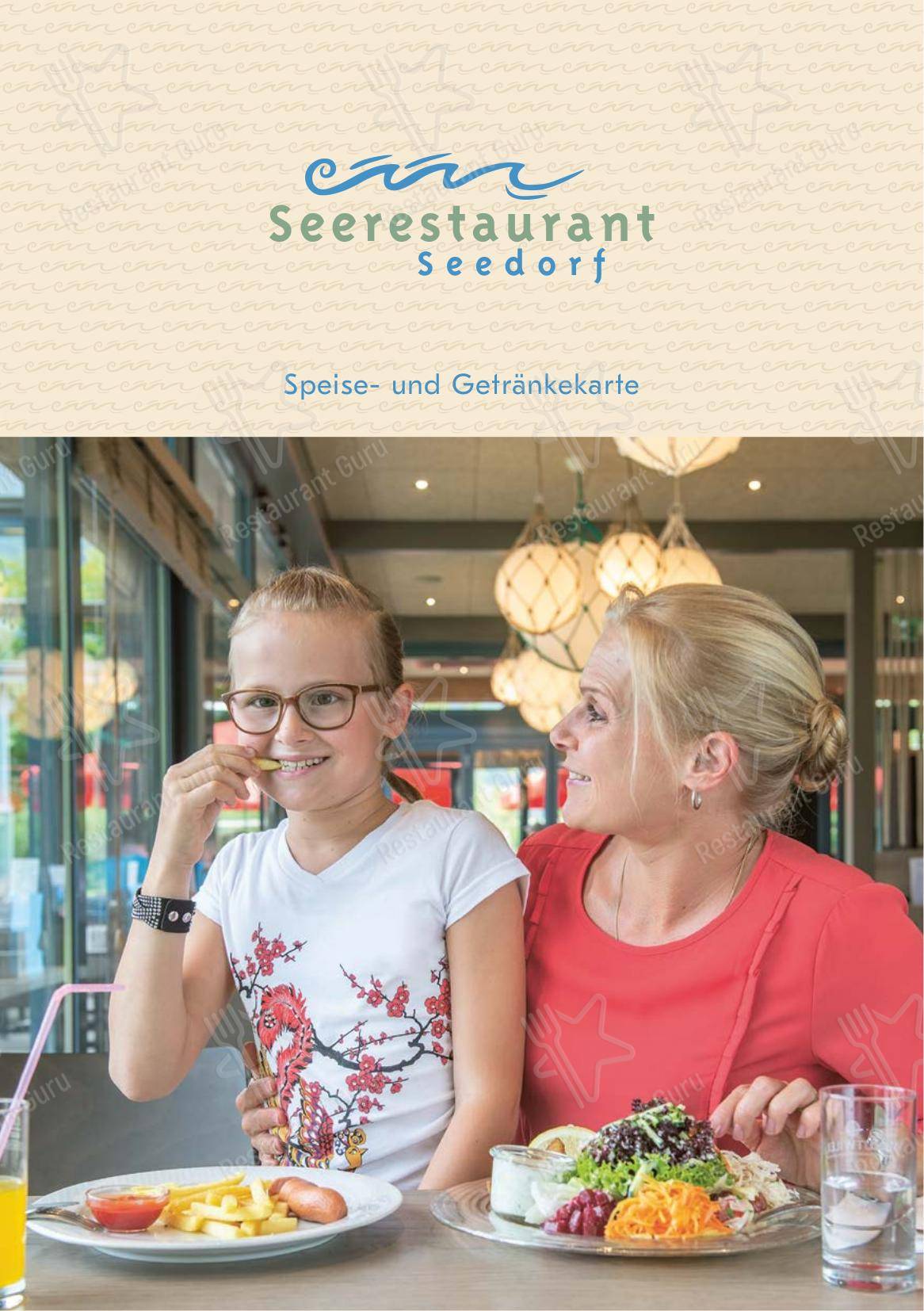 Speisekarte von Seerestaurant Seedorf, Seedorf, Schwebstr.