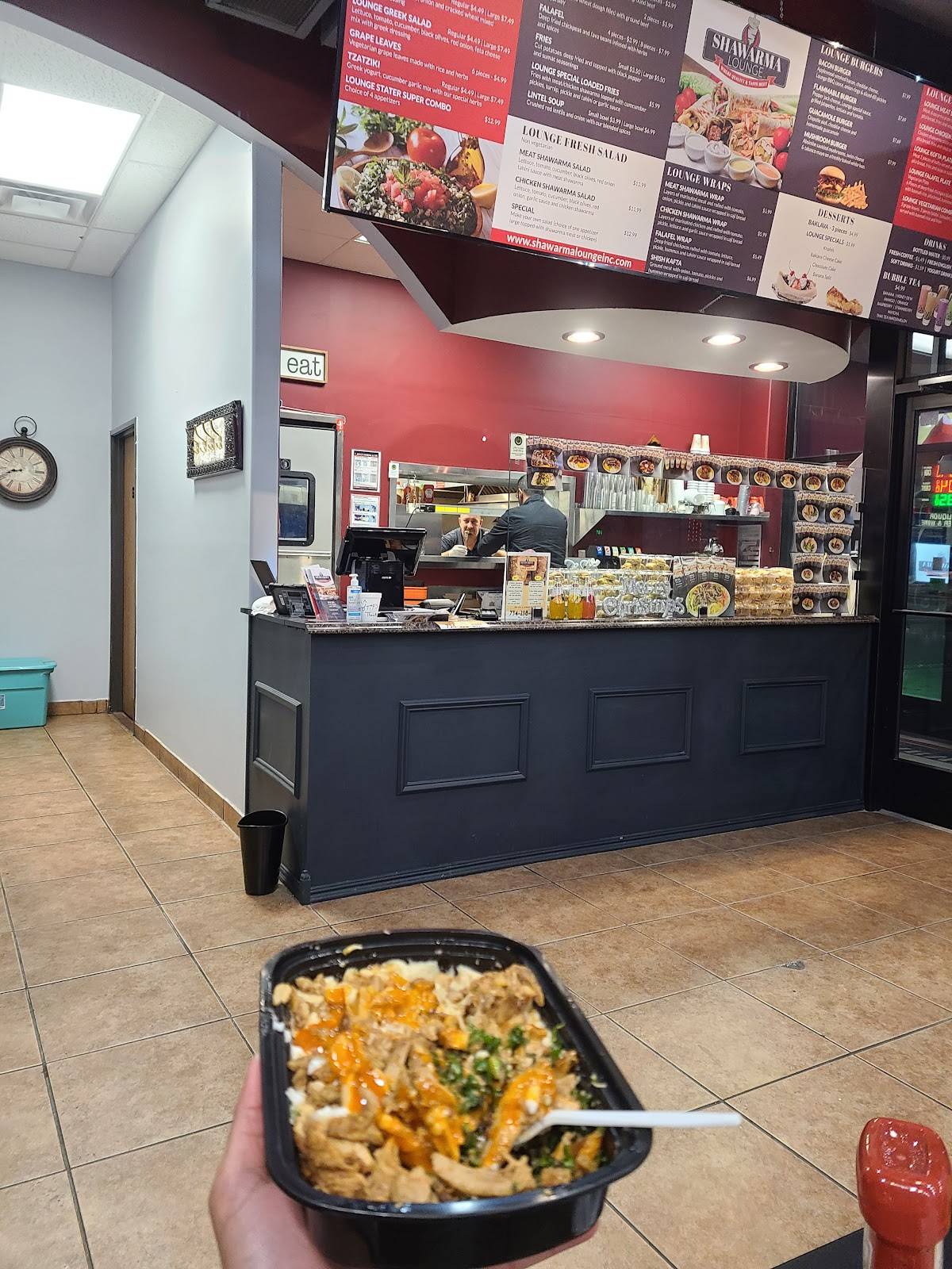 Carta del restaurante Shawarma Lounge Inc., Southgate