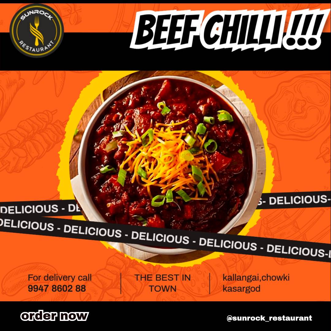 Menu at Sunrock Restaurant Kallangai, Kasaragod