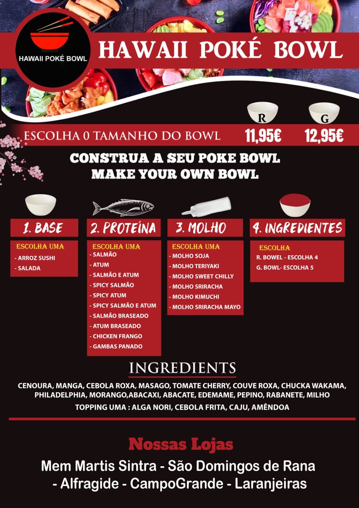 Menu em Sushito Sushi & Poké Bowl Bar (Alvalade), Lisboa