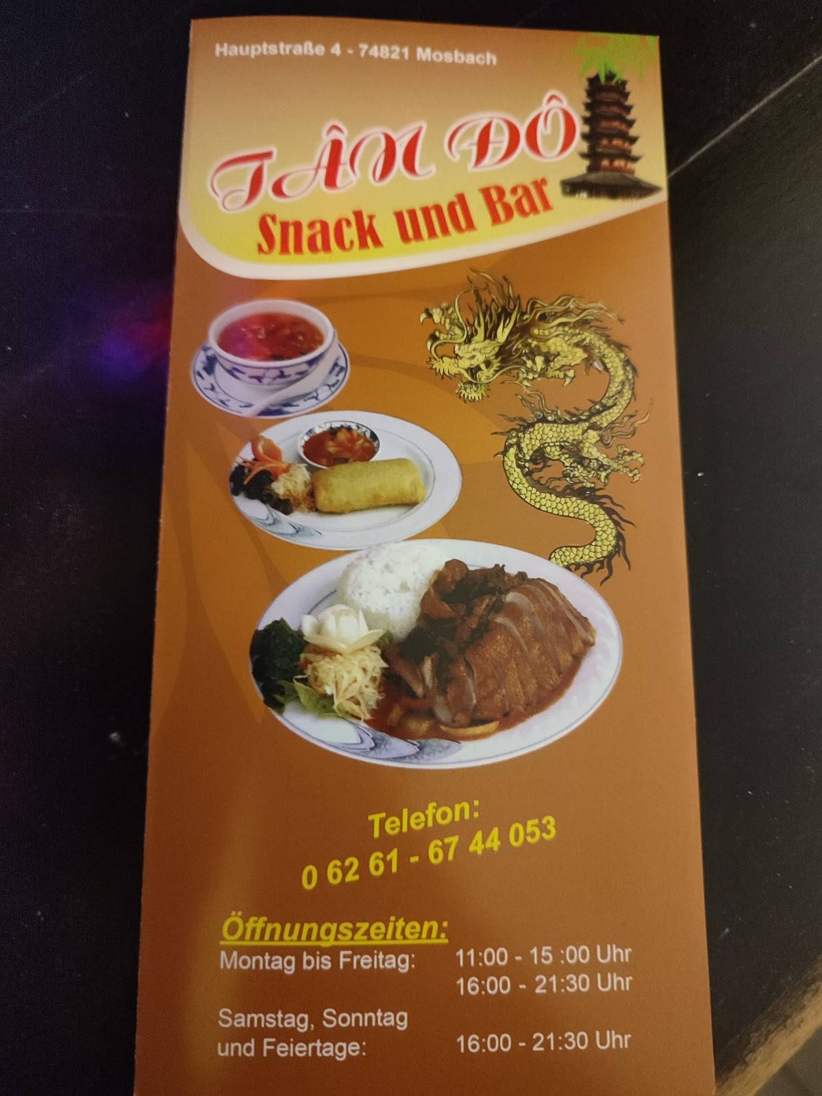 Speisekarte von Tan Do Asia Imbiss restaurant, Mosbach
