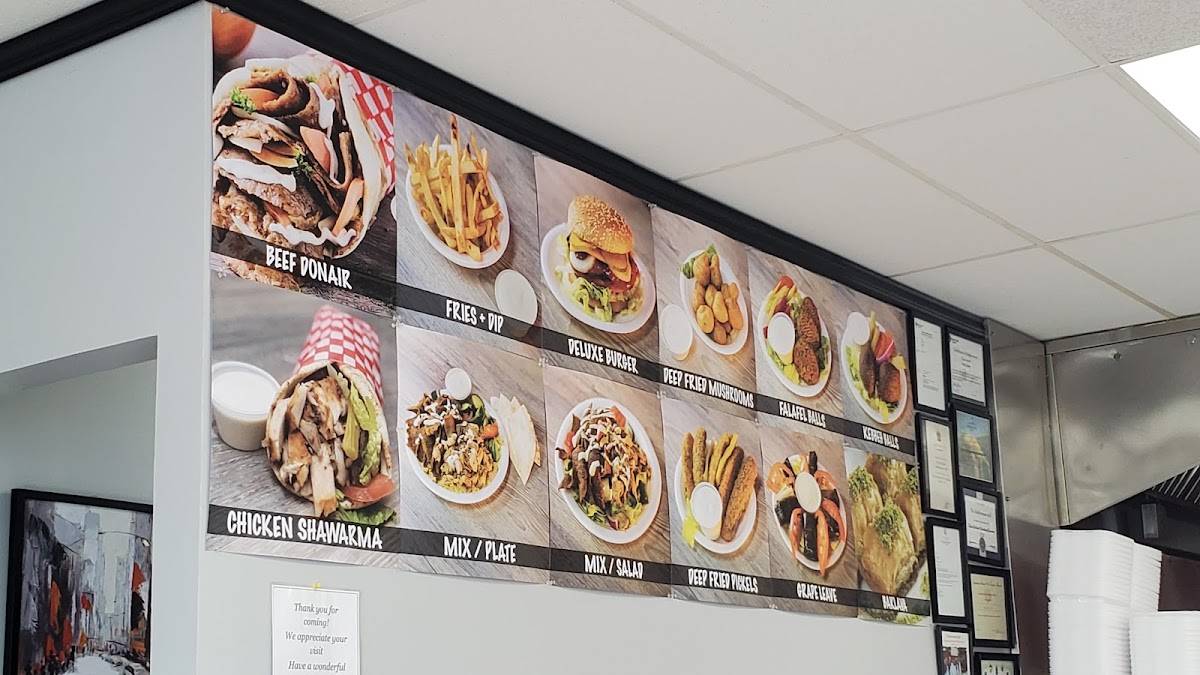 Menu at The Mediterranean Grill -Taber restaurant, Taber