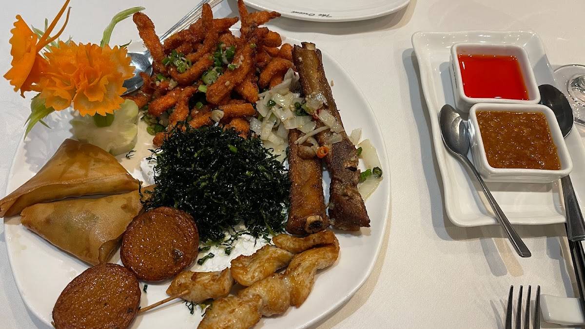 Menu at The Orient restaurant, Sandbach