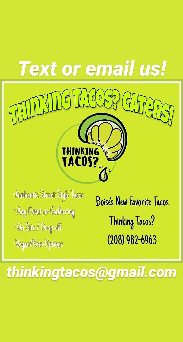 Menu at Thinking Tacos? restaurant, Meridian, W Excursion Ln #8