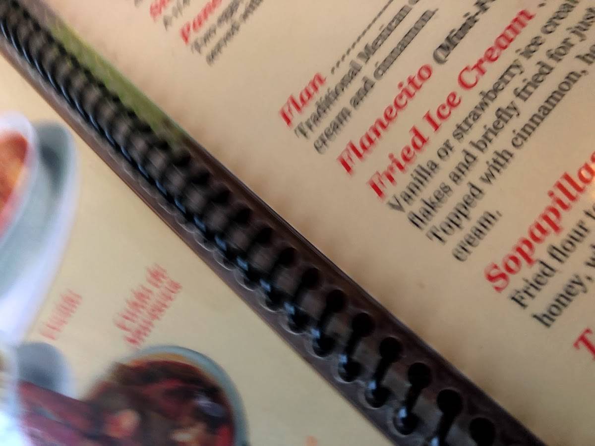 Menu at Toledo's Mexican Restaurant, Fresno, N Blackstone Ave