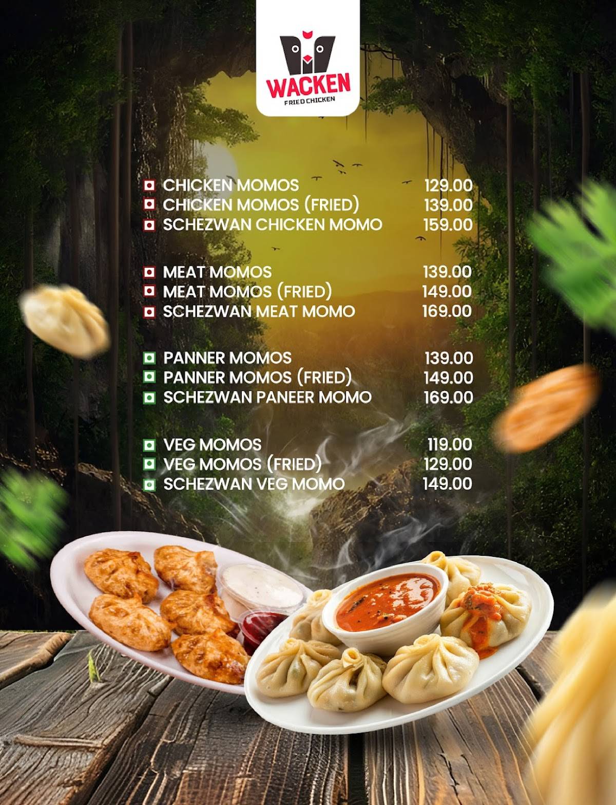 Menu at Wacken Fried Chicken Thiruvalla, Thiruvalla