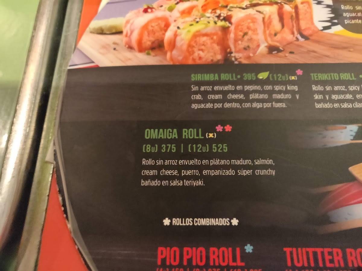 Menu at Yokomo Sushi Naco restaurant, Santo Domingo, C. Max Henriquez ...