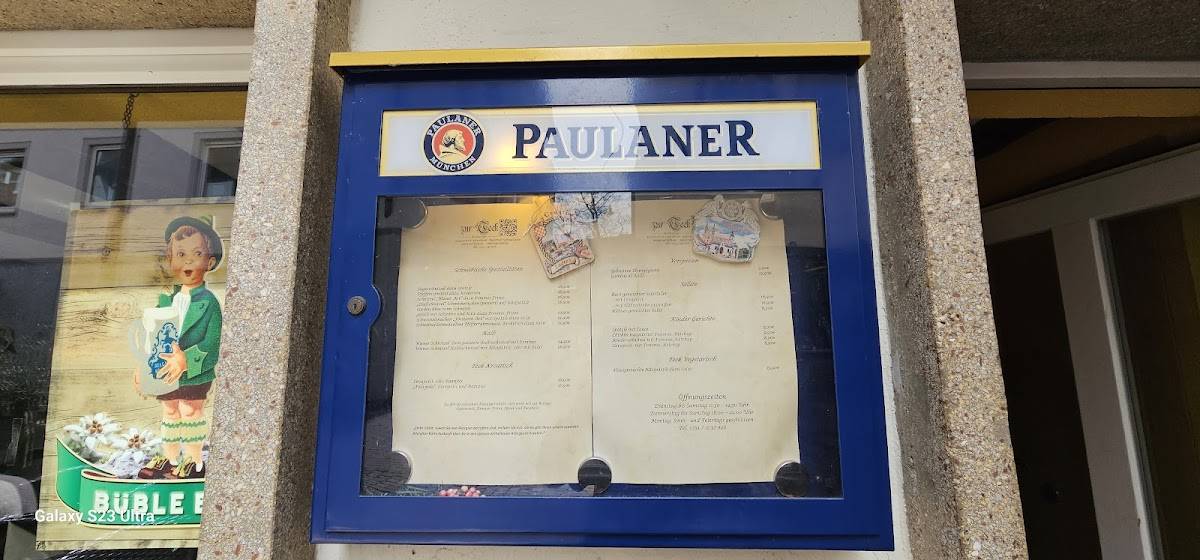 Speisekarte von Restaurant Zur Teck, Ulm