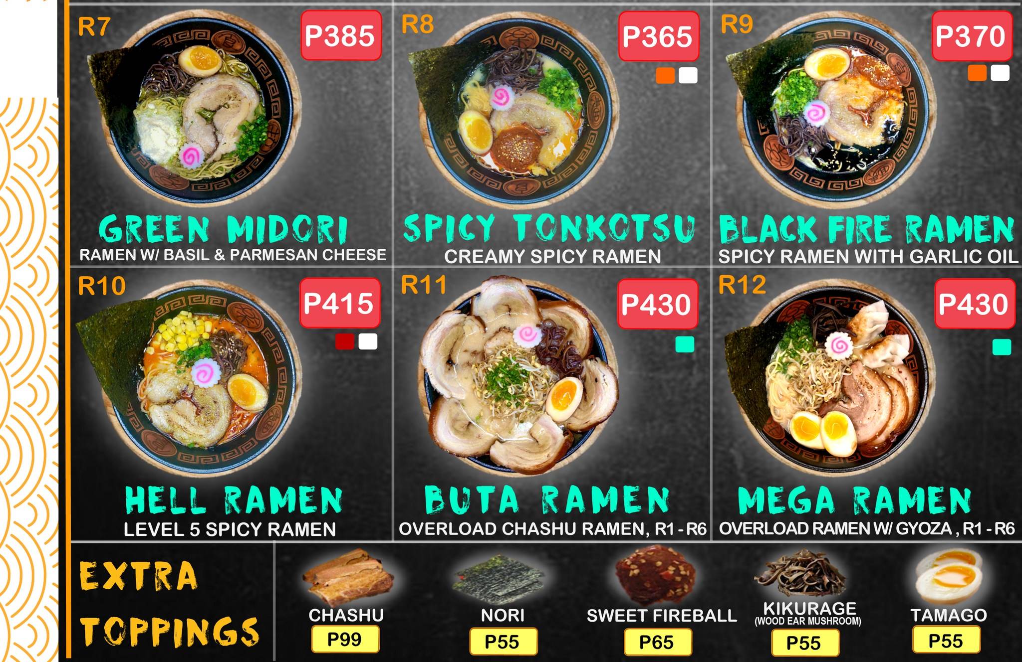 Menu at Zushi Me Lake View, Tagaytay restaurant, Tagaytay