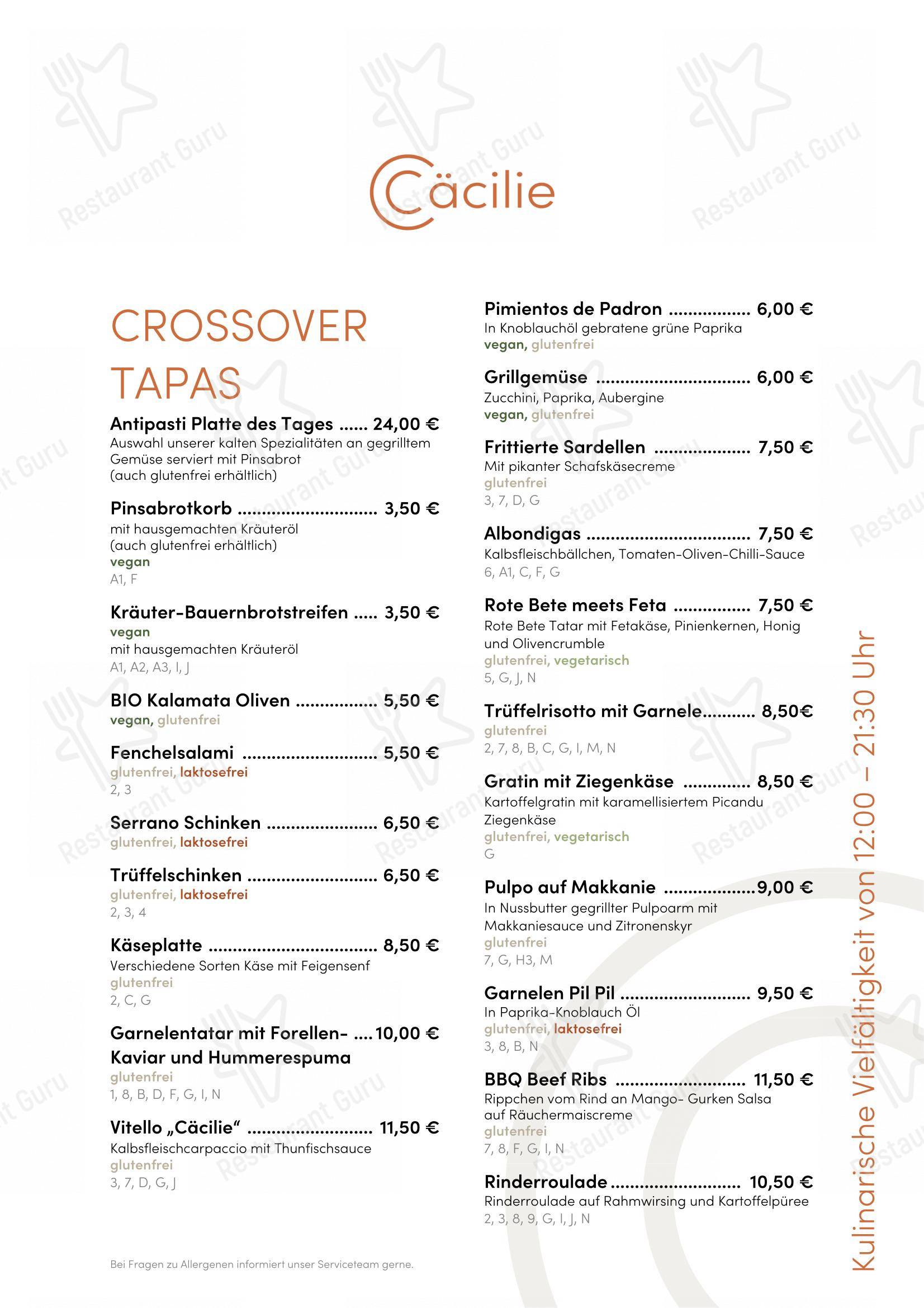 Speisekarte von Schwarz Restaurant am Stiftsberg, Neckarsulm
