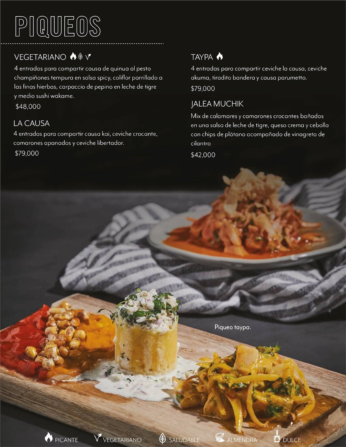 Carta de Restaurante La Causa Laureles, Medellín, a 39-100