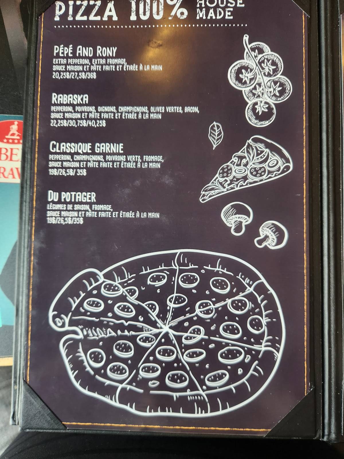 Menu at Resto Pub Le Rabaska, Maniwaki