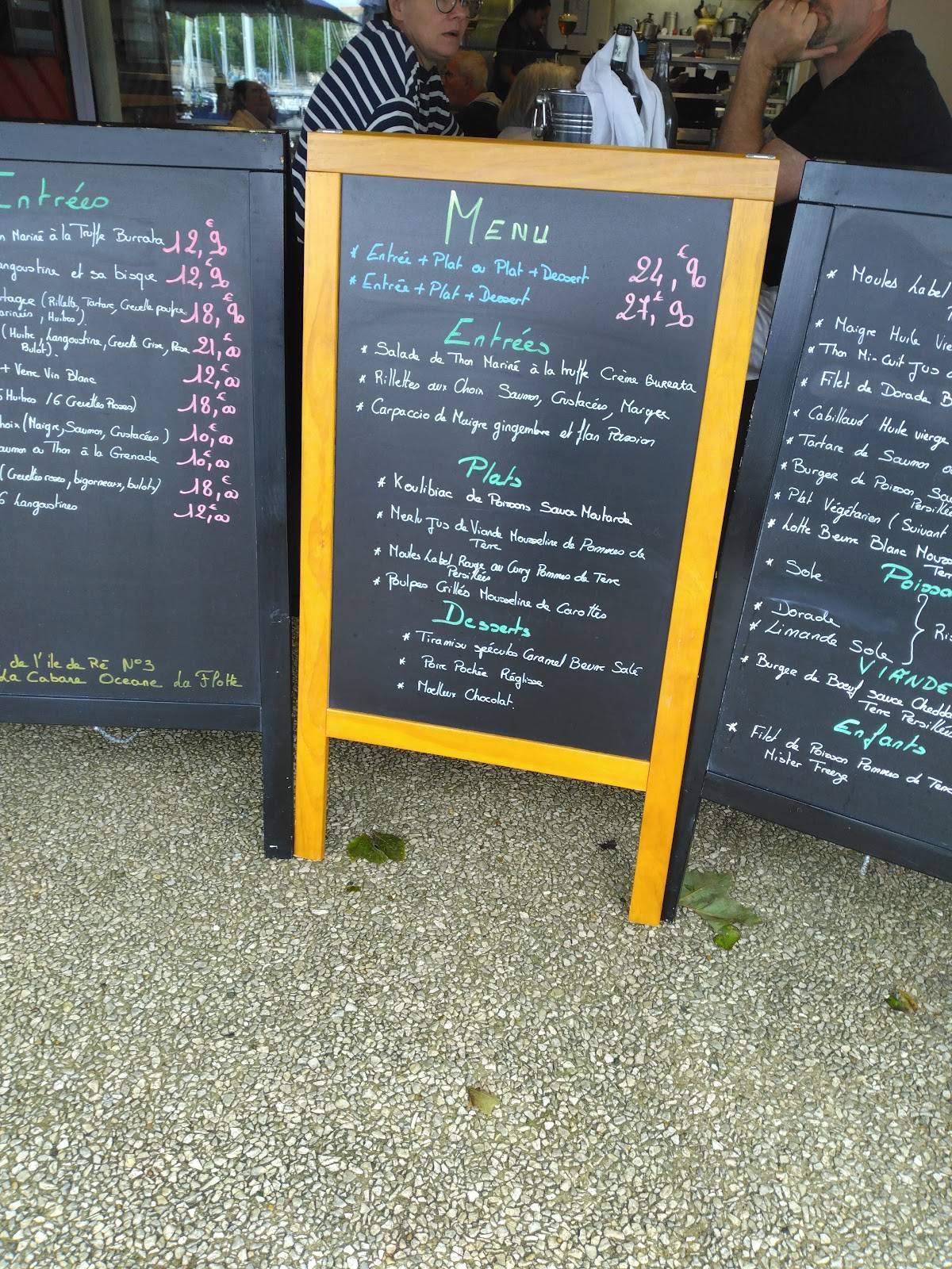 Menu at Resto chez titou restaurant, La Rochelle