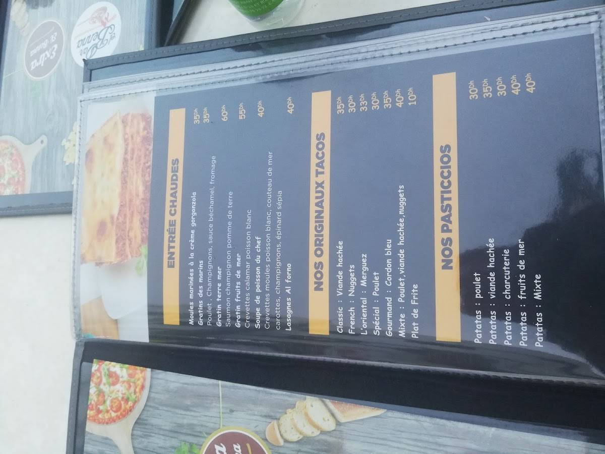 Menu au Riad El Benna restaurant, Casablanca, 89 Bd Abi Der Al Ghafari