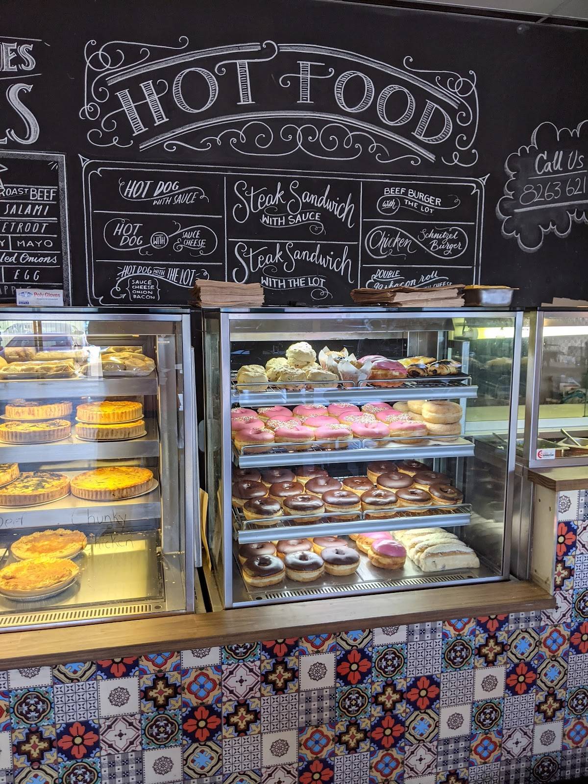 Menu at St Peters Bakehouse & Coffee Shop cafeteria, Ridgehaven