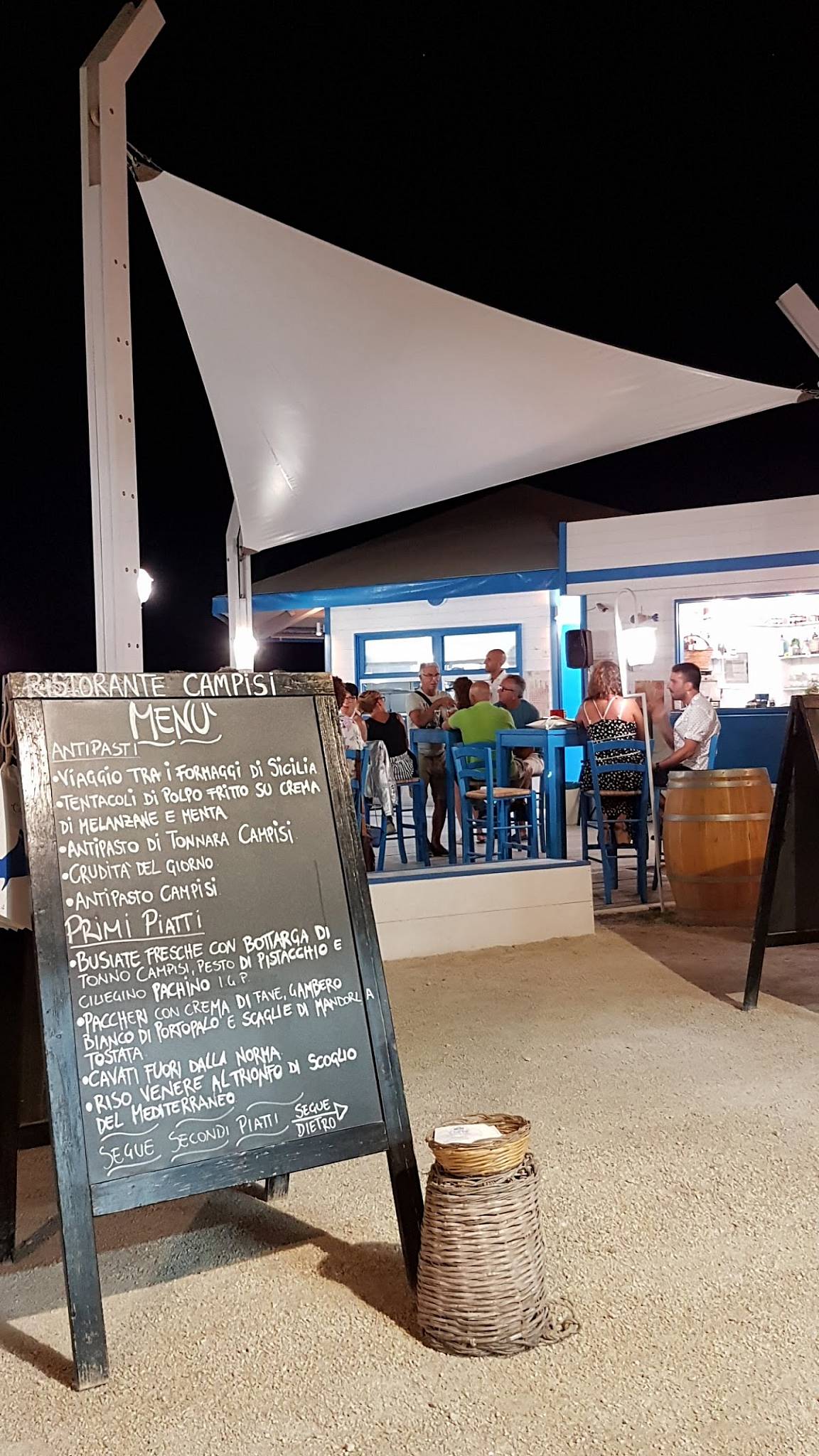 Menu da Campisi ristorante, Pachino