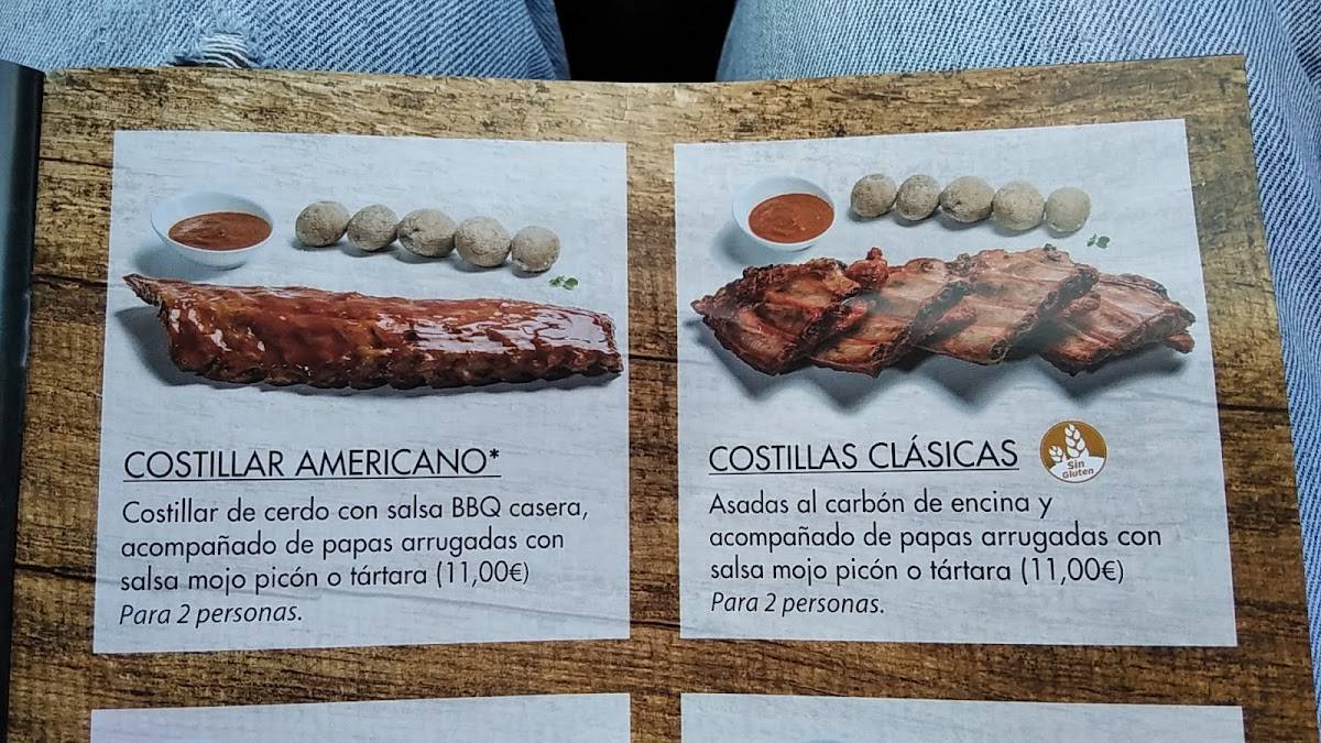 Carta de parrilla La Casa de las Brasas, Rivas-Vaciamadrid